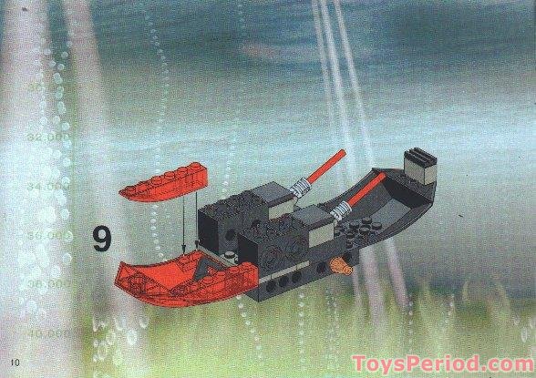 LEGO 4793 Ogel Shark Sub Instructions and Parts List