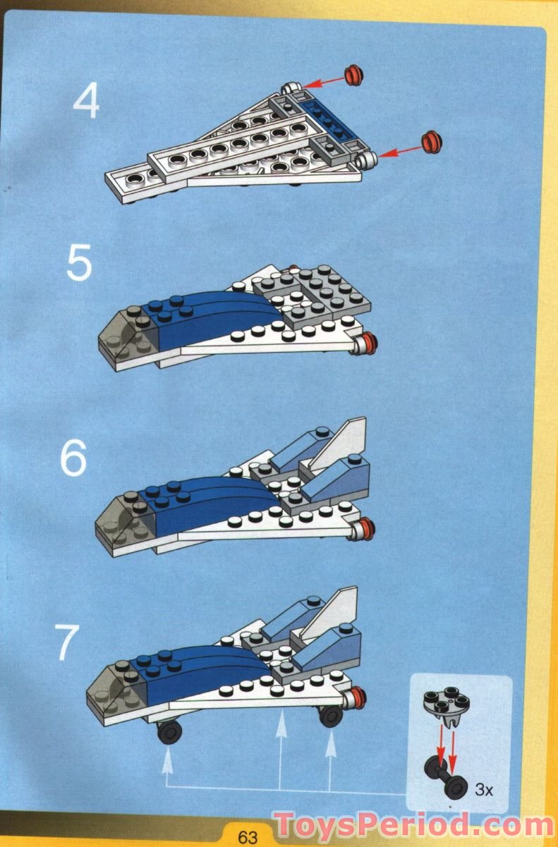 LEGO 4098 High Flyers Instructions and Parts List