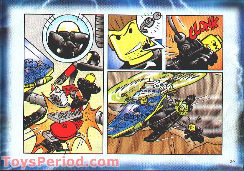 LEGO 6773 Alpha Team Helicopter Instructions and Parts List