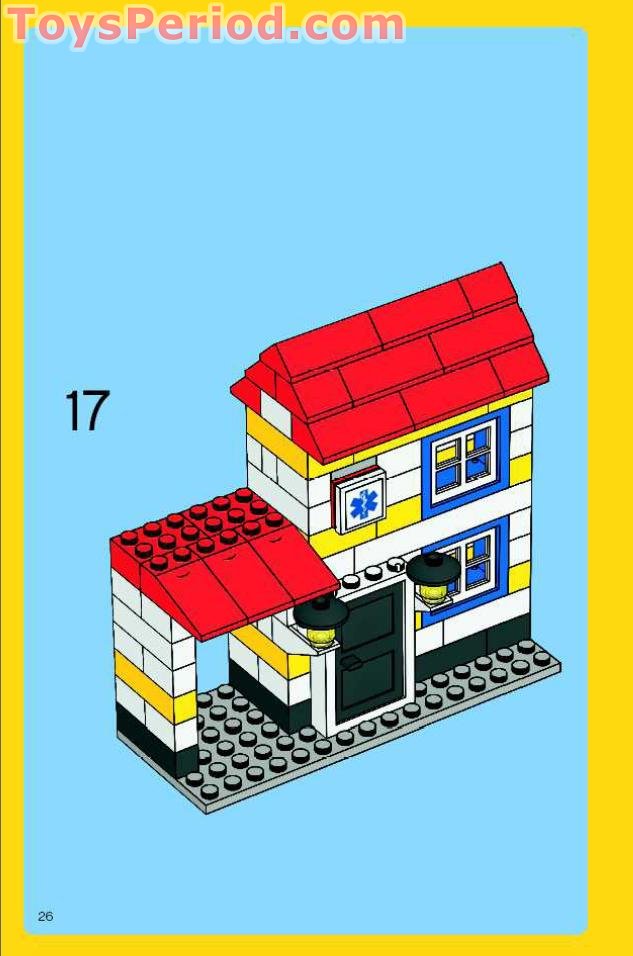 LEGO 6164 LEGO Rescue Building Set Instructions and Parts List