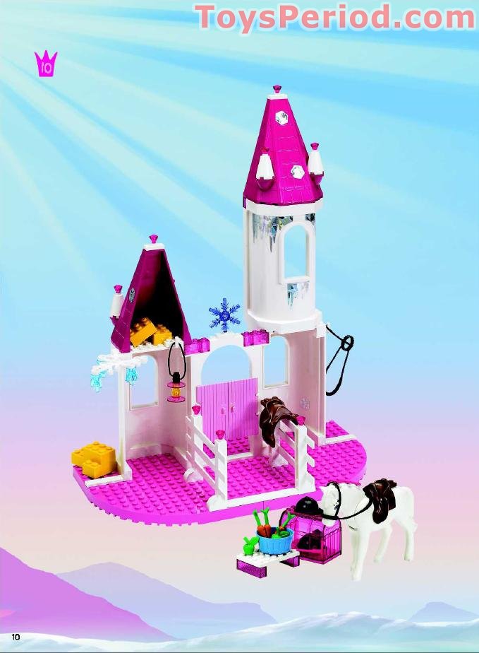 LEGO 7581 Winter Royal Stables Instructions and Parts List