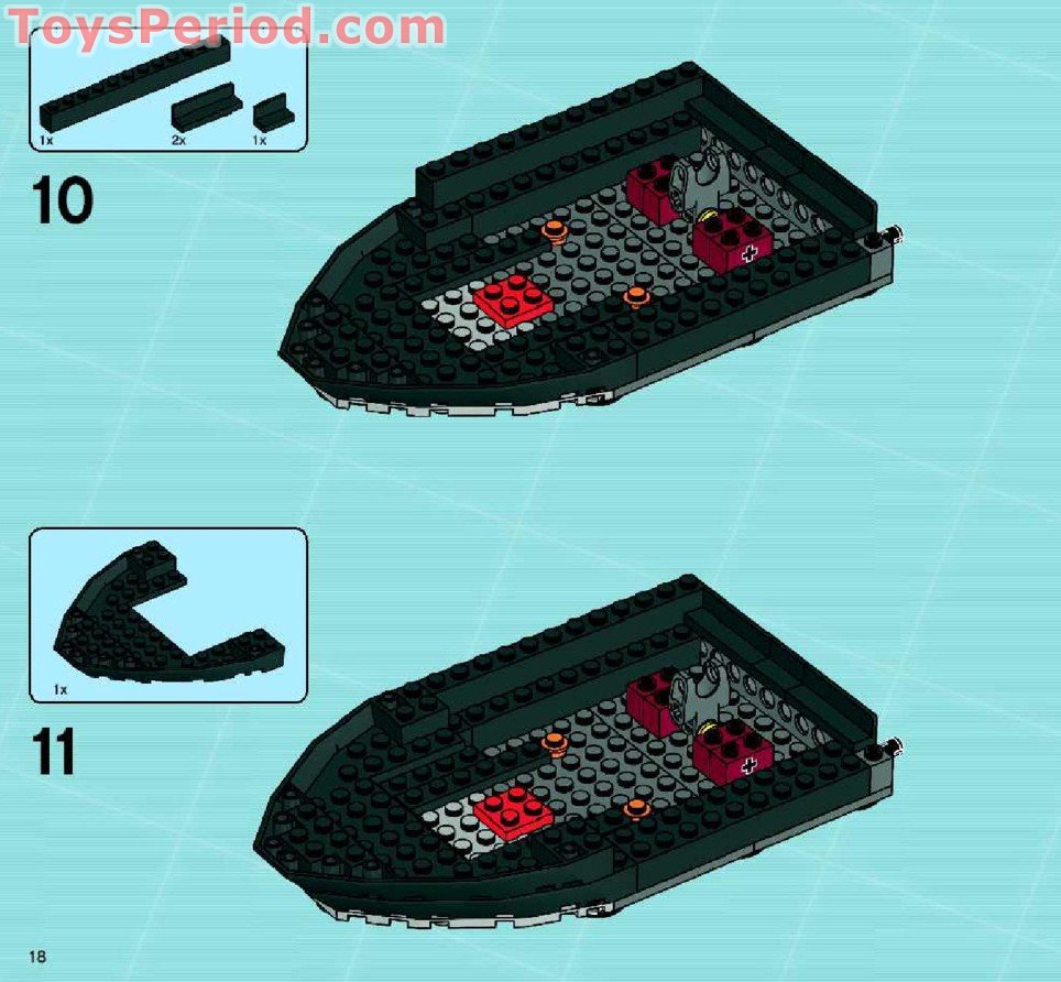 LEGO 8636 Mission 7: Deep Sea Quest Instructions and Parts List