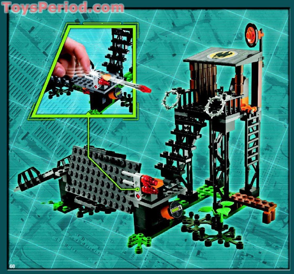 LEGO 8632 Mission 2: Swamp Raid Instructions and Parts List