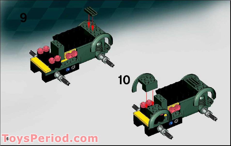 LEGO 8670 Jump Master Instructions and Parts List