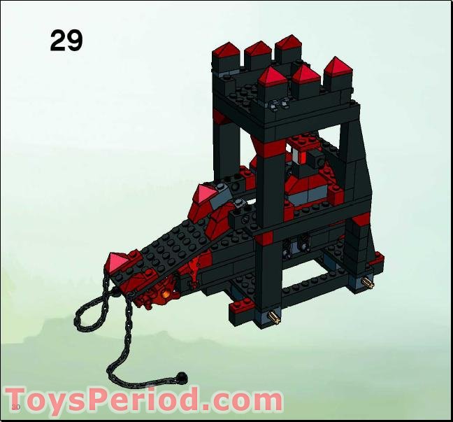 LEGO 8800 Vladek's Siege Engine Instructions and Parts List