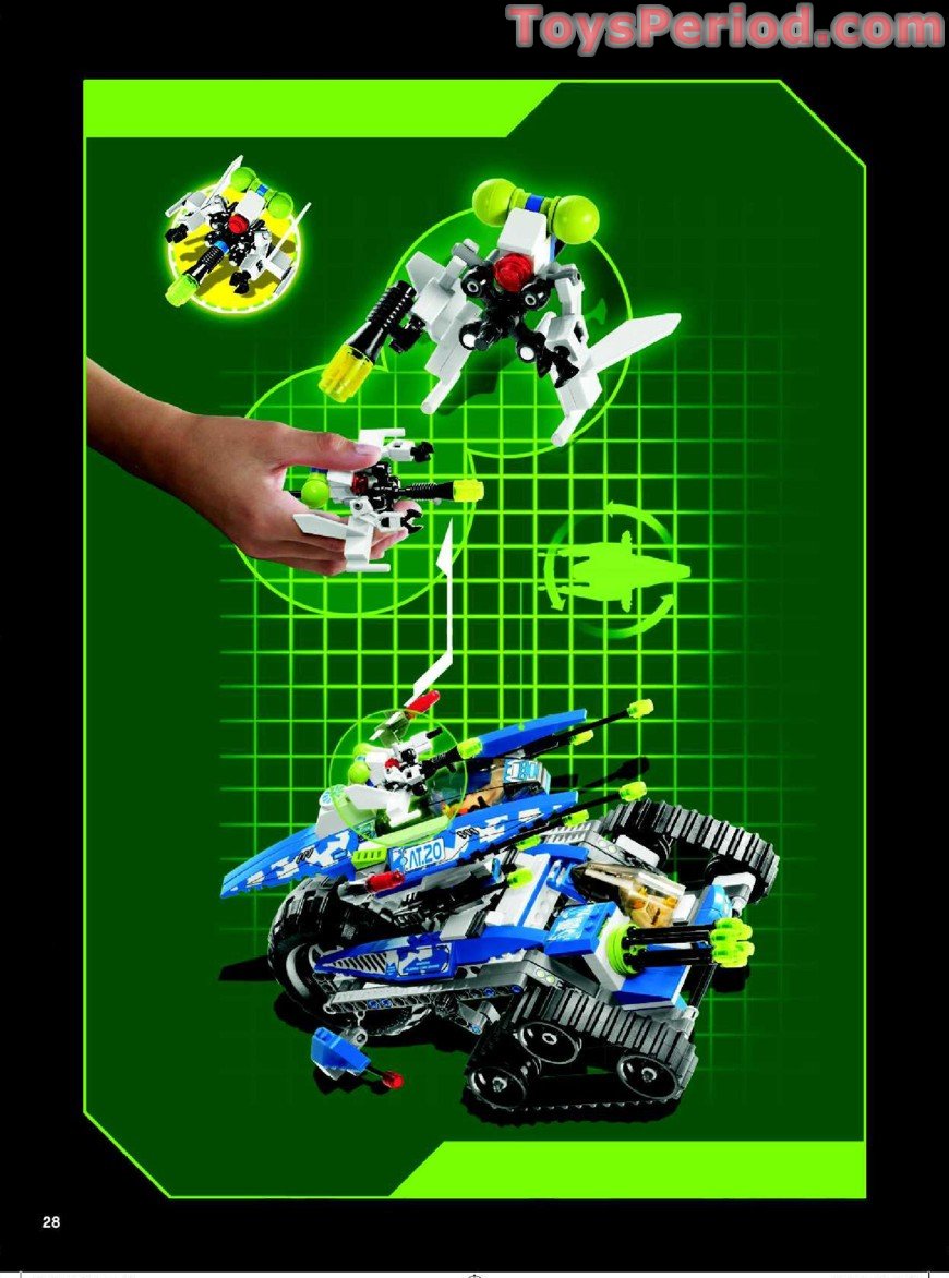 LEGO 8118 Hybrid Rescue Tank Instructions and Parts List