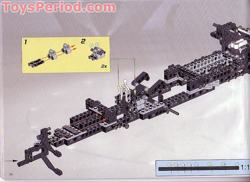 LEGO 8461 Williams F1 Team Racer Instructions and Parts List