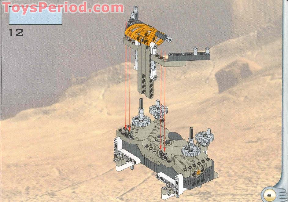 LEGO 8539 Manas Instructions and Parts List