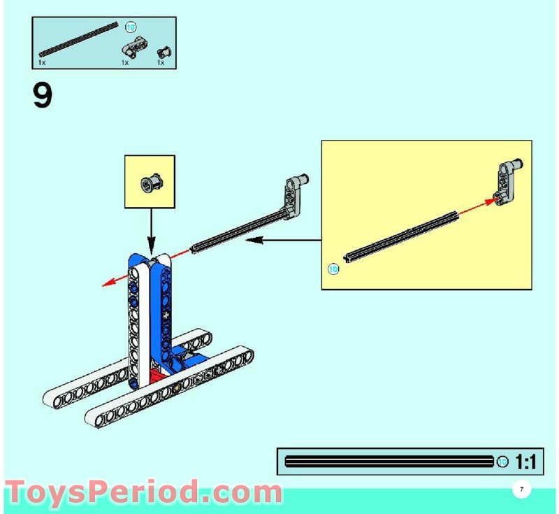 LEGO 9686-1 Simple and Motorized Mechanisms Base Set Instructions and ...