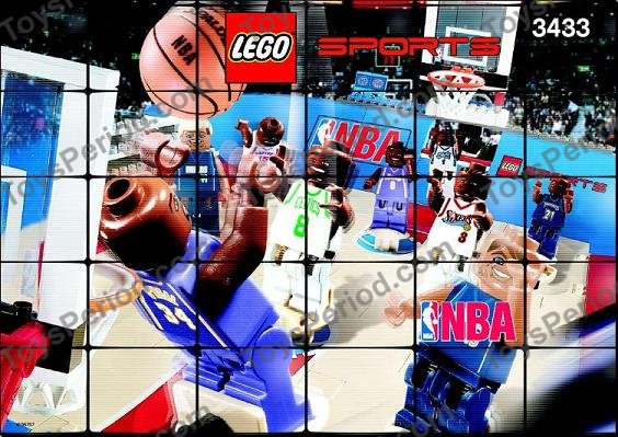 LEGO 3433 NBA Ultimate Arena Instructions and Parts List