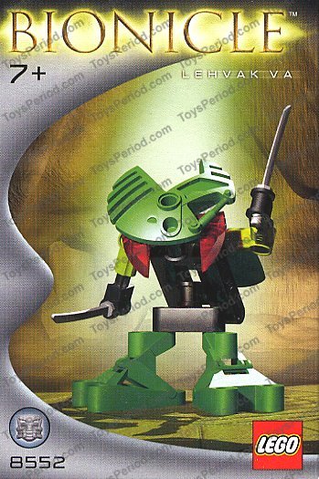 LEGO 8552 Lehvak Va Instructions and Parts List