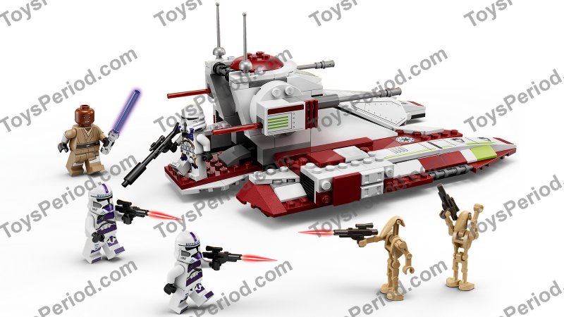 LEGO 75342 Republic Fighter Tank Set Parts List