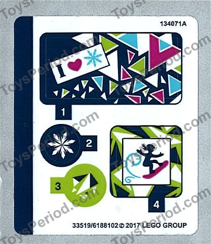 LEGO Sets with Part 41321stk01 Sticker Sheet for Set 41321 - (33519/ ...