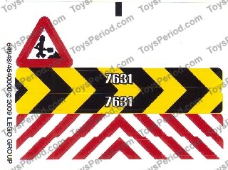 LEGO Sets with Part 7631stk01 Sticker Sheet for Set 7631 - (64948/4540000)