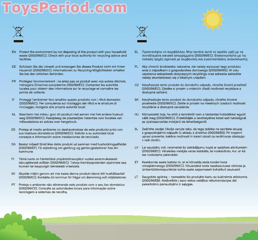 LEGO 5695 Doctor's Clinic Instructions and Parts List