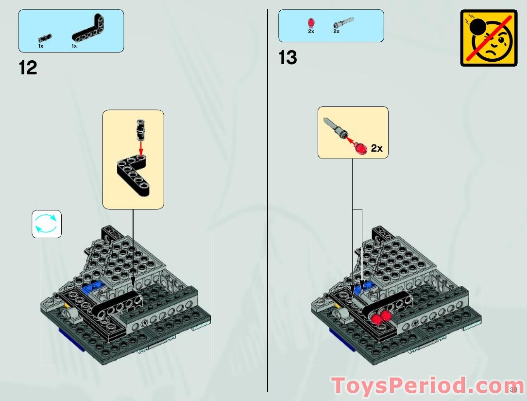 LEGO 6869 Quinjet Aerial Battle Instructions and Parts List