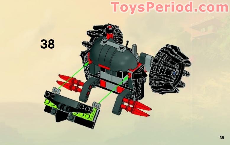 LEGO 70501 Warrior Bike Instructions and Parts List