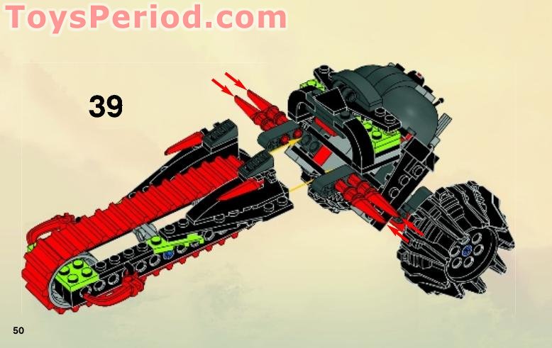 LEGO 70501 Warrior Bike Instructions and Parts List