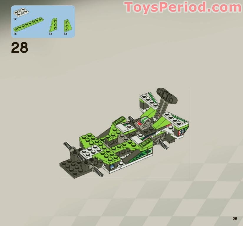 LEGO 8898 Wreckage Road Instructions and Parts List