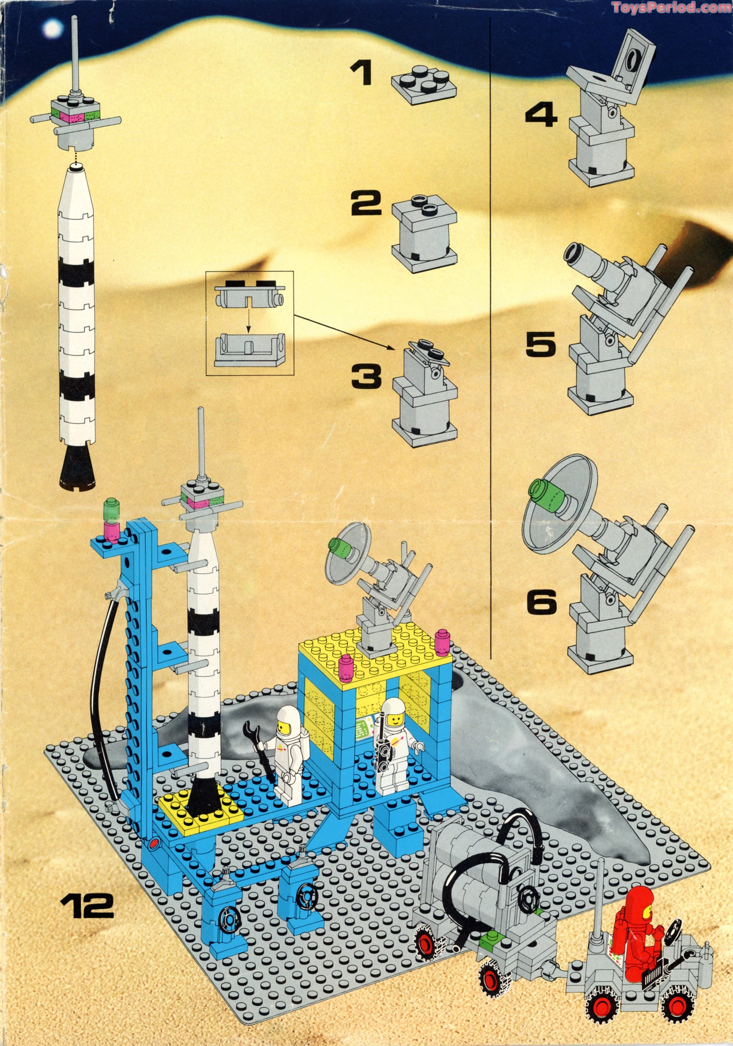 LEGO 920 Alpha-1 Rocket Base (Non-US Version of 483) Instructions and ...