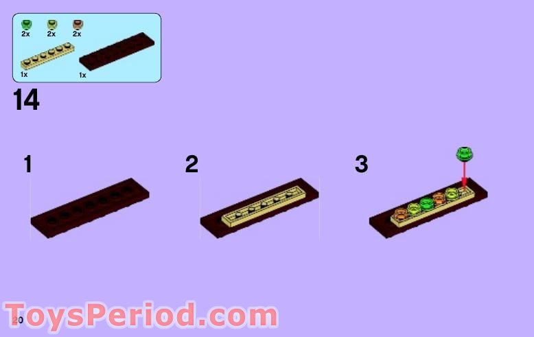LEGO 41008 Heartlake City Pool Instructions and Parts List