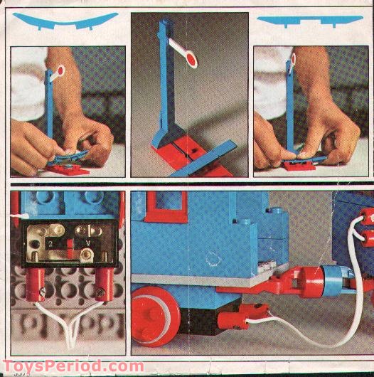 LEGO 156-1 2 Signals with Automatic Stop or Go Attachment Instructions ...
