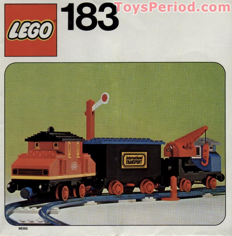 LEGO 183 Complete Train Set with Motor and Signal Instructions and ...