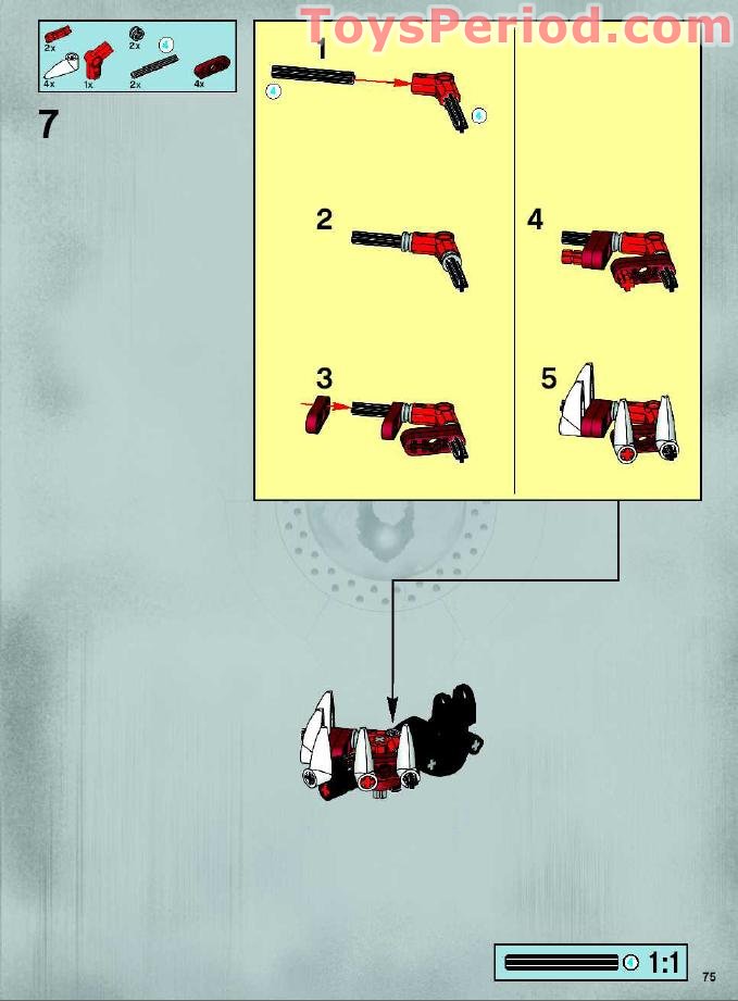 LEGO 10204 Vezon and Kardas Instructions and Parts List