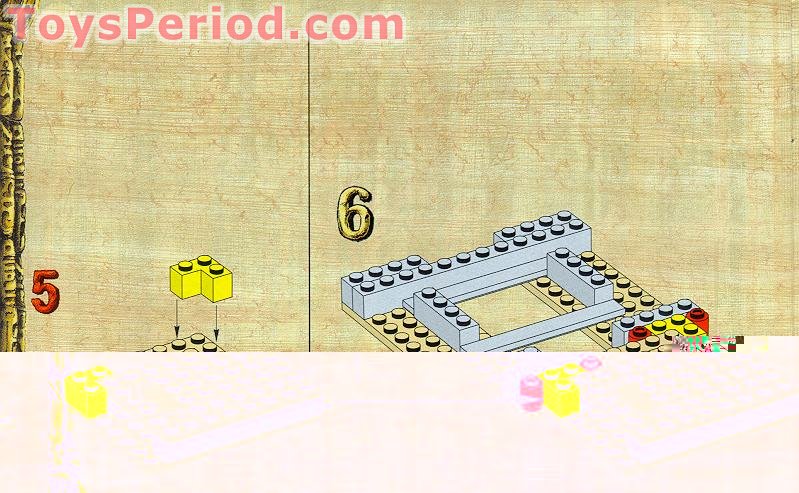 LEGO 3722 Treasure Tomb - TRU Instructions and Parts List