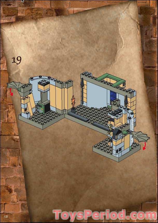 LEGO 4729 Dumbledore's Office Instructions and Parts List