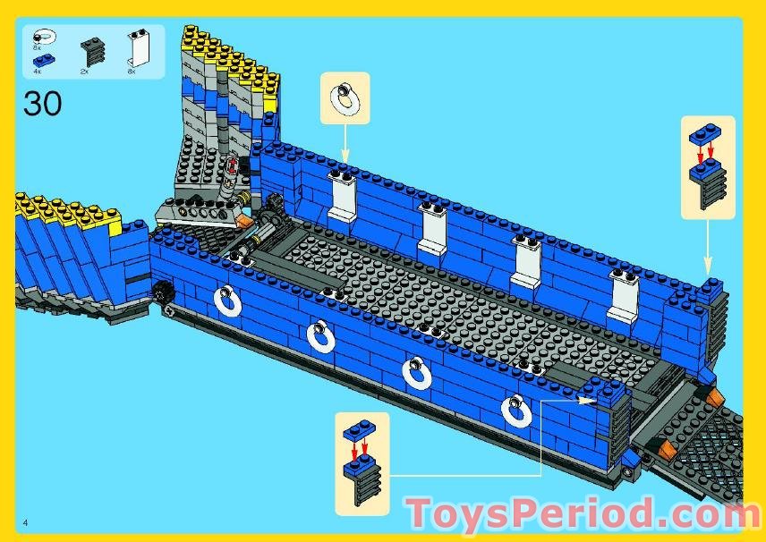 LEGO 4997 Transport Ferry Instructions and Parts List