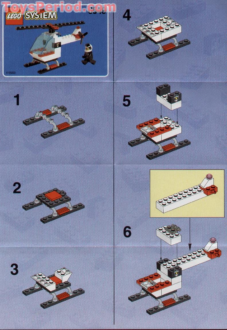 LEGO 6549 Roadblock Runners Instructions and Parts List