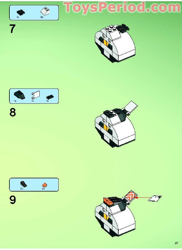 LEGO 7649 MT-201 Ultra-Drill Walker Instructions and Parts List