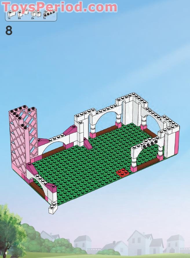LEGO 7585 Pony Stable Instructions and Parts List