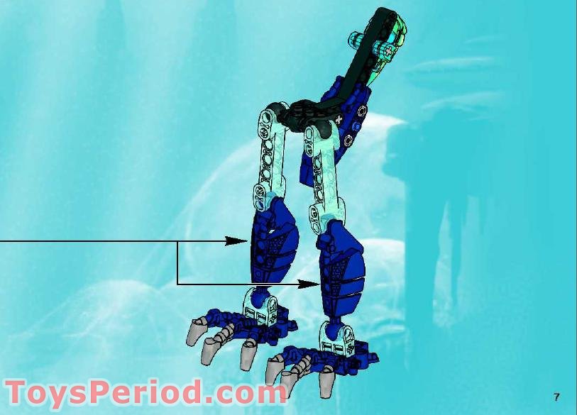 LEGO 8916 Takadox Instructions and Parts List