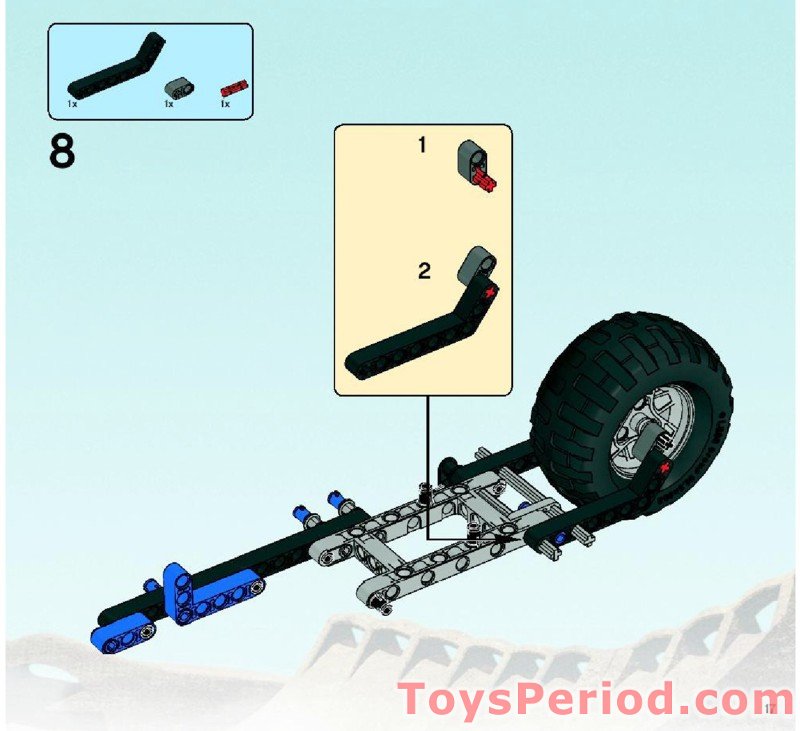 LEGO 8993 Kaxium V3 Instructions and Parts List