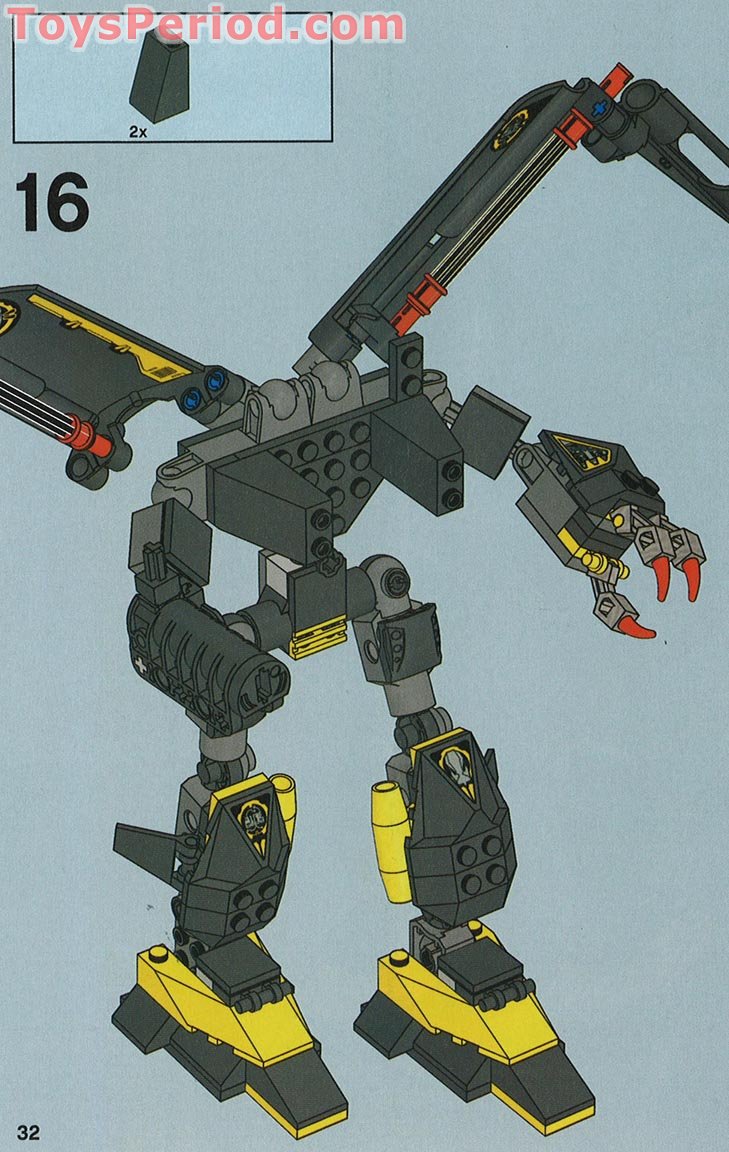 LEGO 8105 Iron Condor Instructions and Parts List