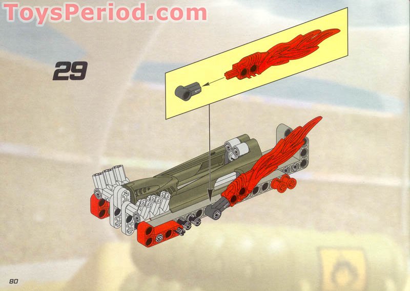 LEGO 8470 Slammer G-Force Instructions and Parts List