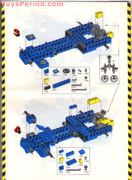 LEGO 948 Go-Kart Instructions and Parts List