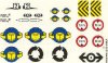 LEGO Sets with Part 4555stk01 Sticker Sheet for Set 4555 - (169675)