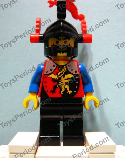 LEGO Sets with Minifigure cas017 Dragon Knights - Knight 2, Black Legs ...