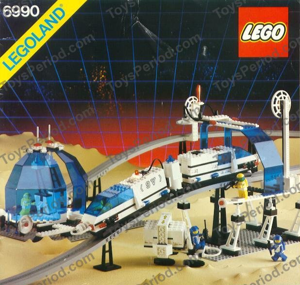 LEGO 6990 Monorail Transport System Instructions and Parts List