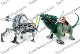 LEGO 7255 General Grievous Chase Instructions and Parts List
