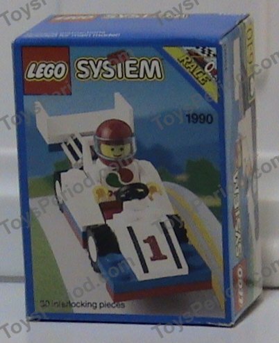 LEGO 1990 F1 Race Car Instructions and Parts List