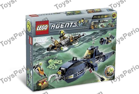 LEGO 8636 Mission 7: Deep Sea Quest Instructions and Parts List
