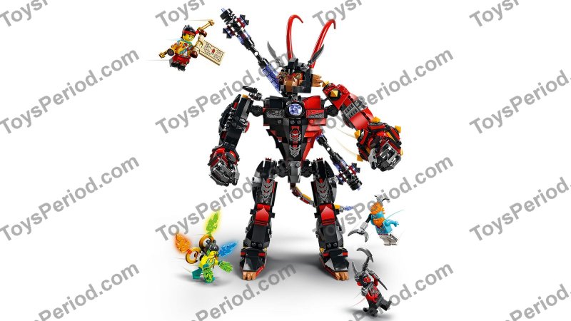 LEGO 80033 Evil Macaque’s Mech Set Parts List