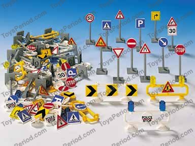 LEGO 9301 Traffic Signs Instructions and Parts List