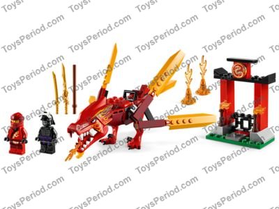 LEGO 71701 Kai's Fire Dragon Set Parts List