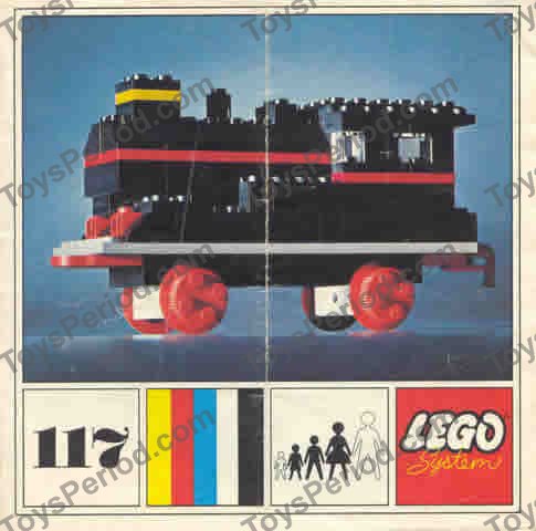 LEGO 117 Locomotive Without Motor Instructions and Parts List