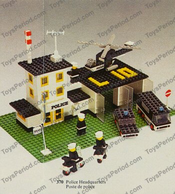 LEGO 370 Police Headquarters Instructions and Parts List
